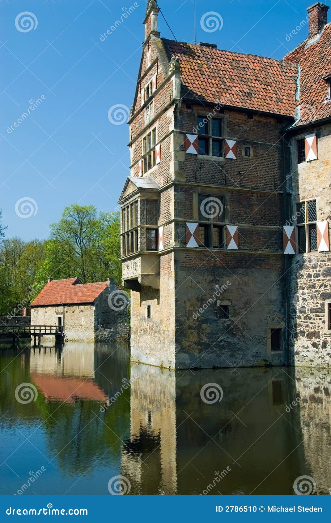 Old German moated castle stock photo. Image of anchient - 2786510