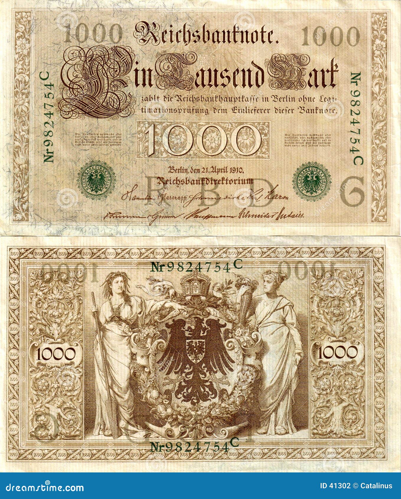 Old German money 1 stock photo. Image of capital, currency - 41302