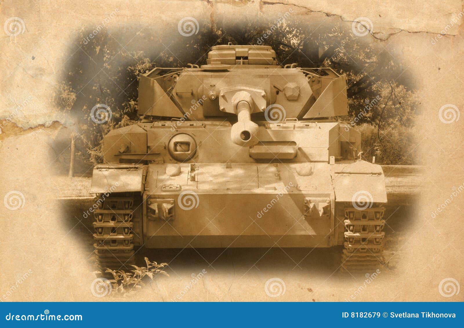 Old German Tank of WWII Period Stock Image - Image of vintage, retro ...