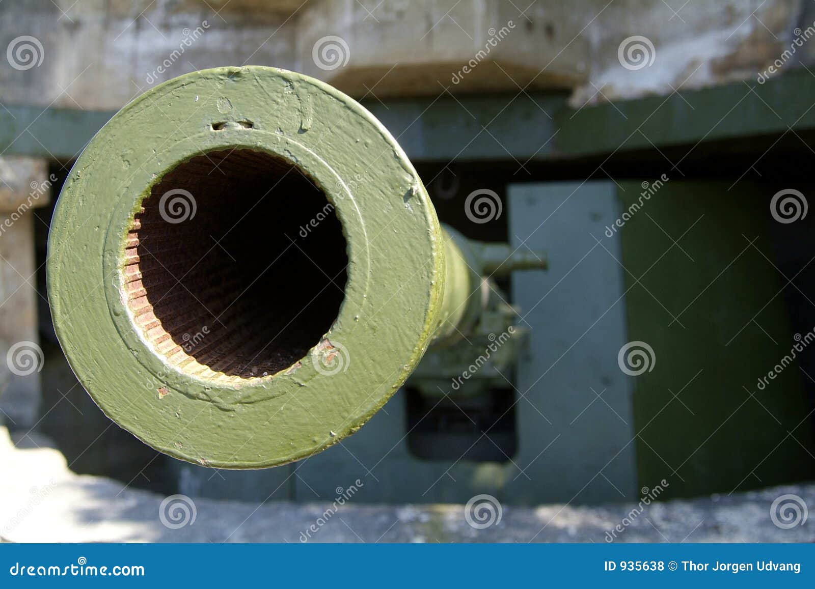 Old, German WW II cannon stock photo. Image of defend, shoot - 935638
