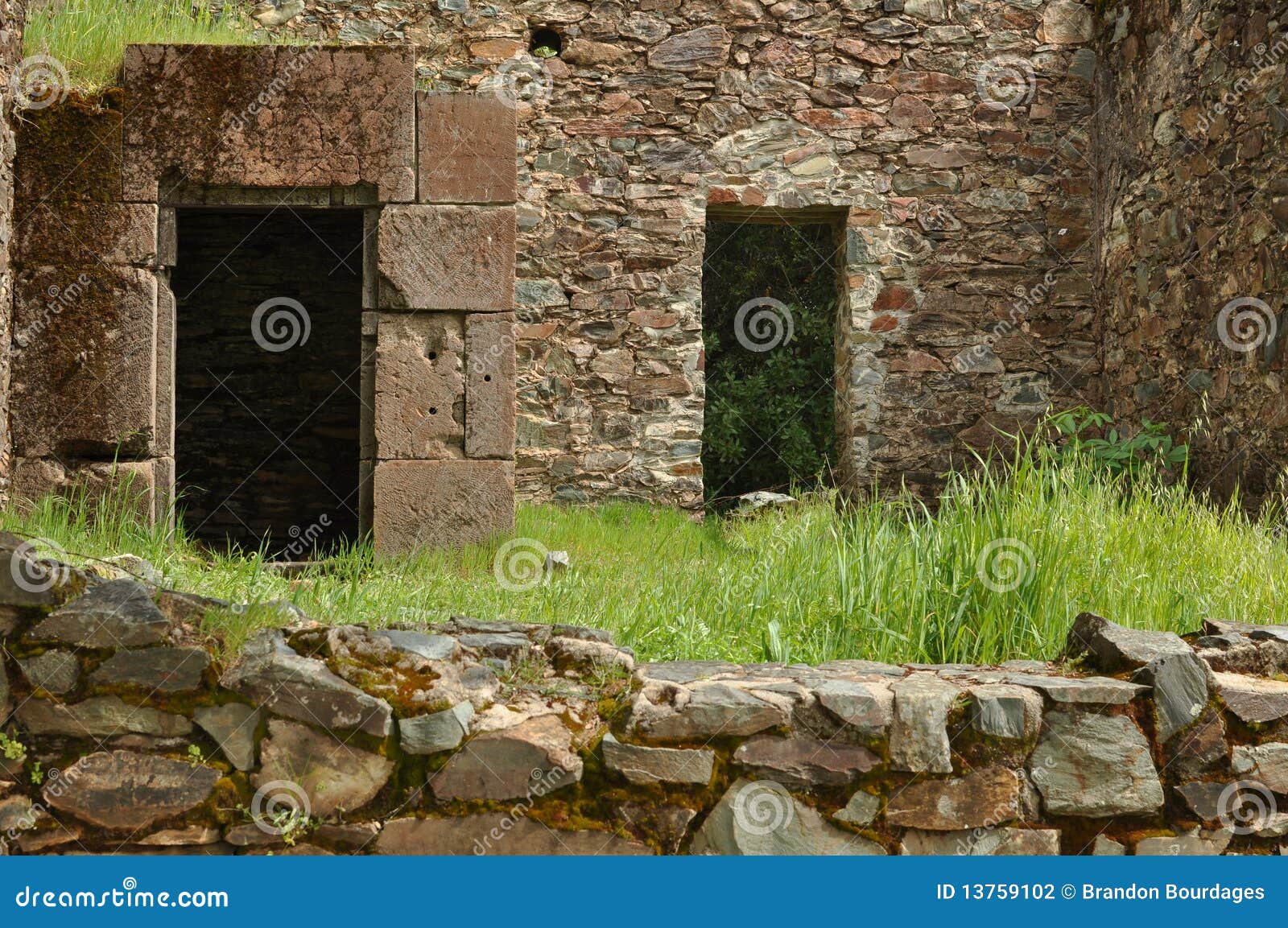 Secret Passage In A Medieval Castle Royalty-Free Stock Photography ...