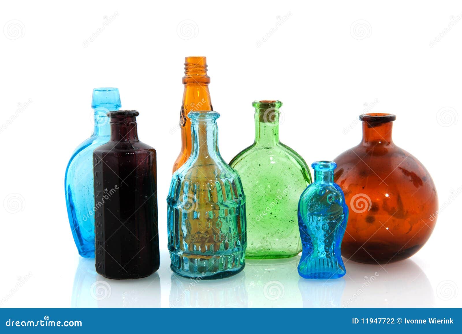 Old glass bottles stock photo. Image of empty, brown - 11947722