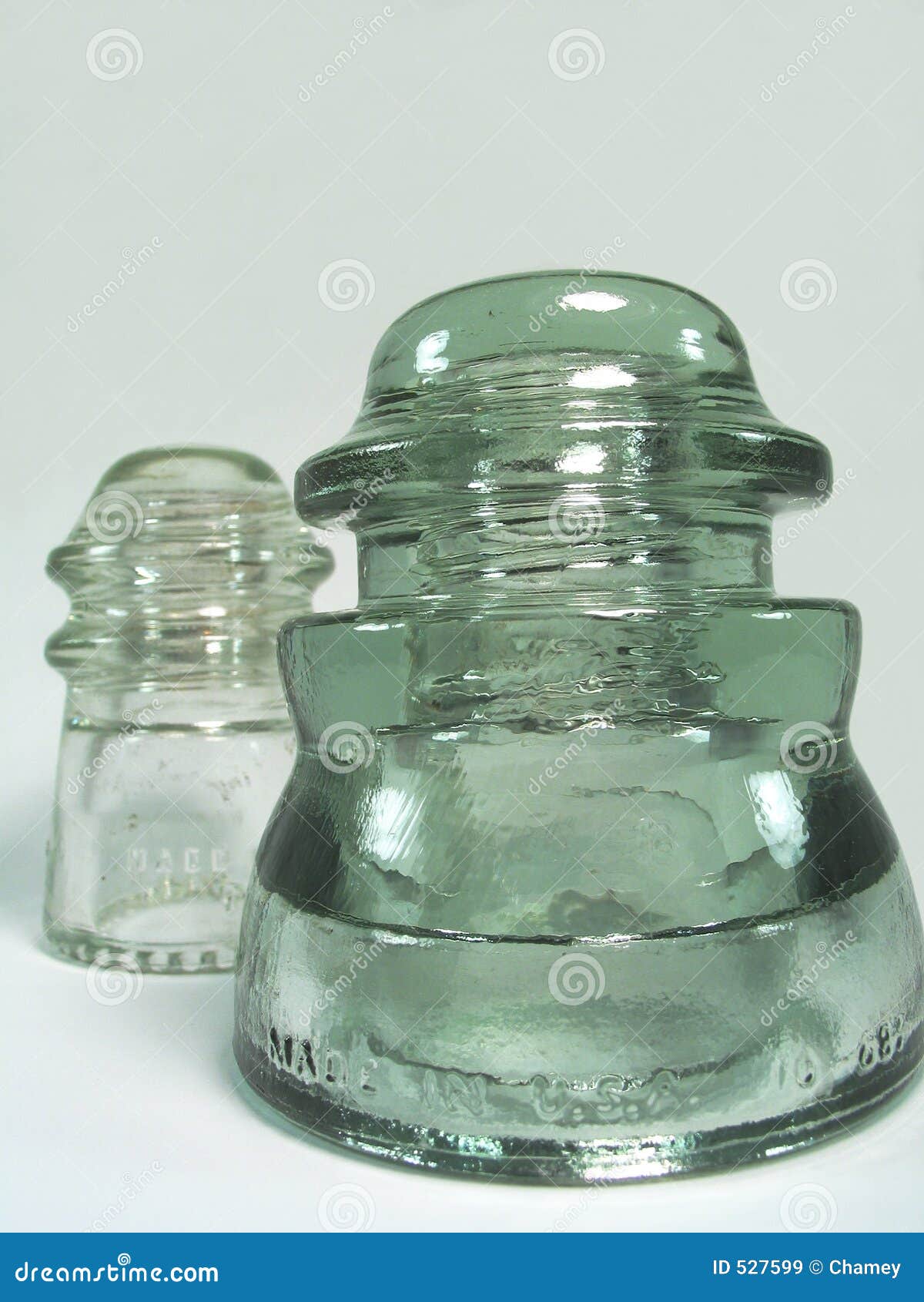 Old Glass Insulators stock image. Image of historical, electrical - 527599