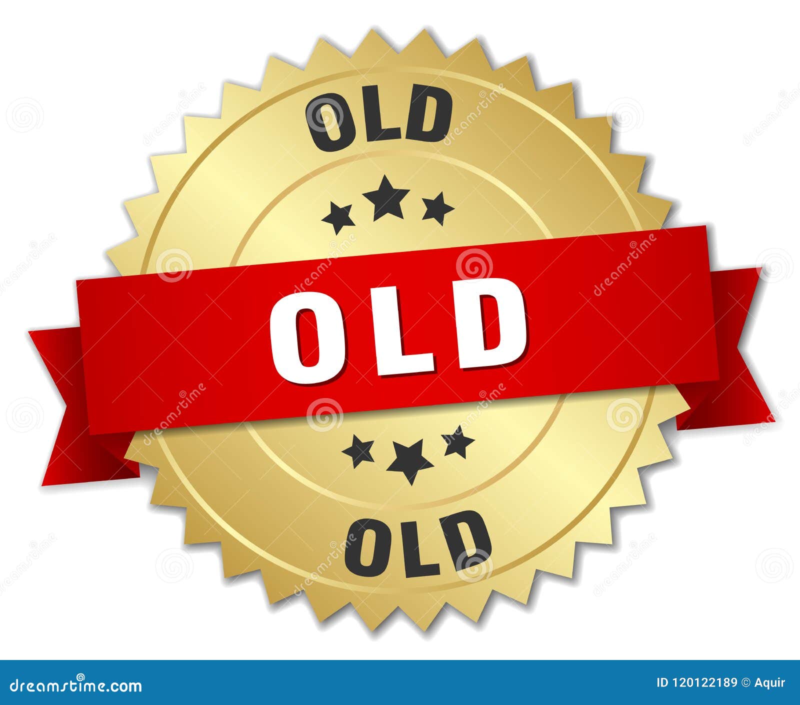 Old stock vector. Illustration of label, white, sticker - 120122189