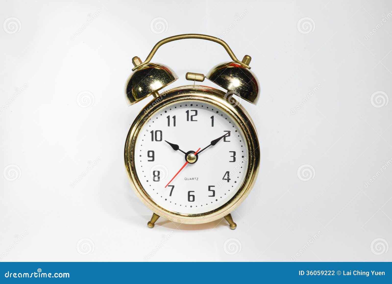 The Old Gold Clock (10:10AM) Stock Photo - Image of wakeup, deadline ...