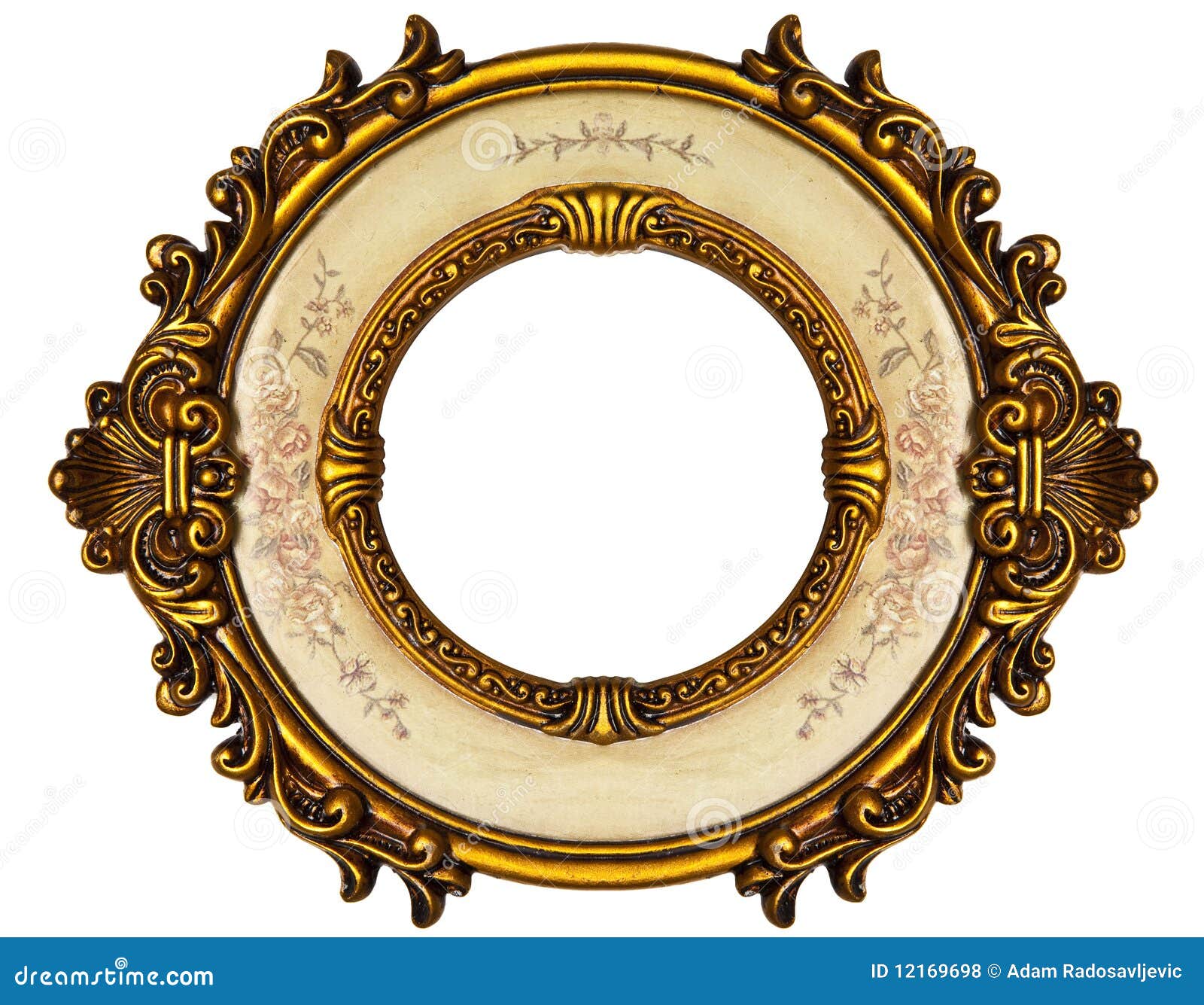 Old Gold Frame stock photo. Image of copper, antique - 12169698