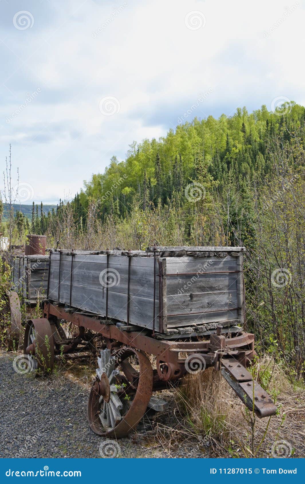 Old gold mine ore cars stock image. Image of gold, industry - 11287015