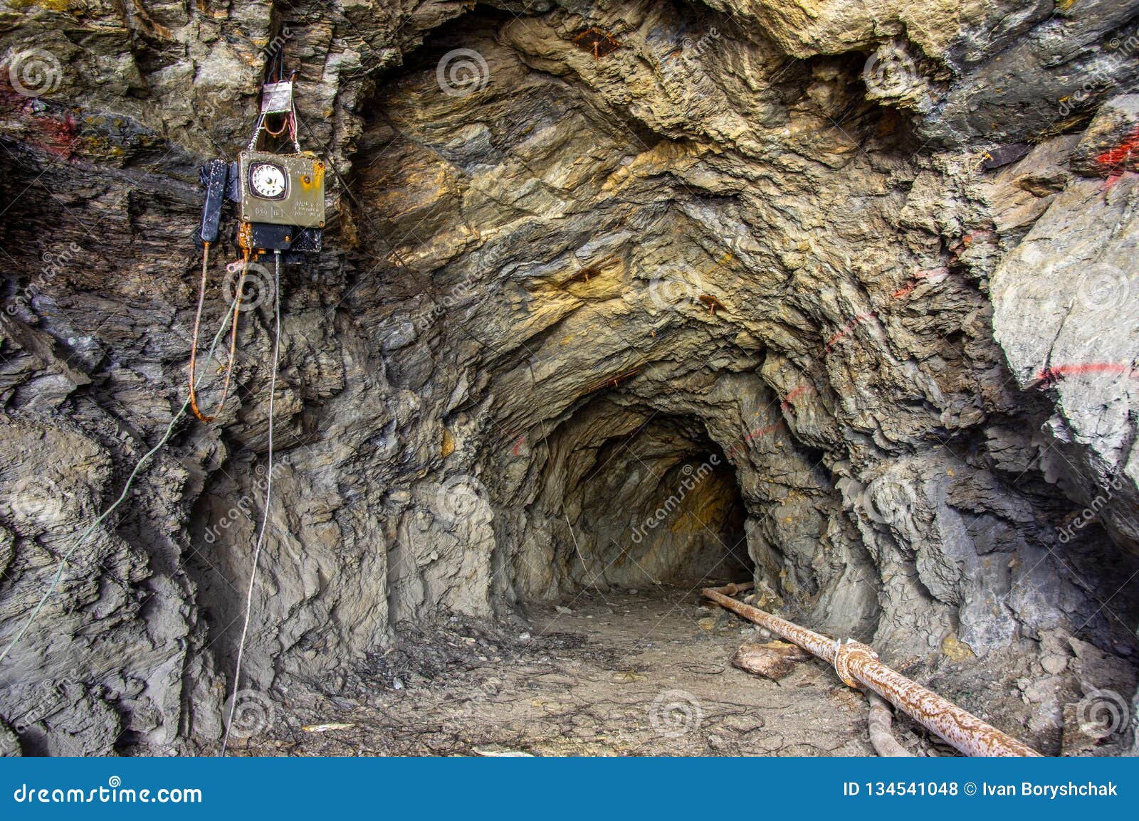 Old gold mine stock photo. Image of natural, carpathians - 134541048