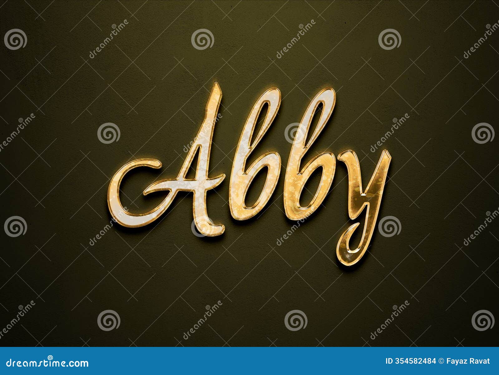 The Name Abby Written With Wooden Toy Cubes In Children`s Room Royalty ...