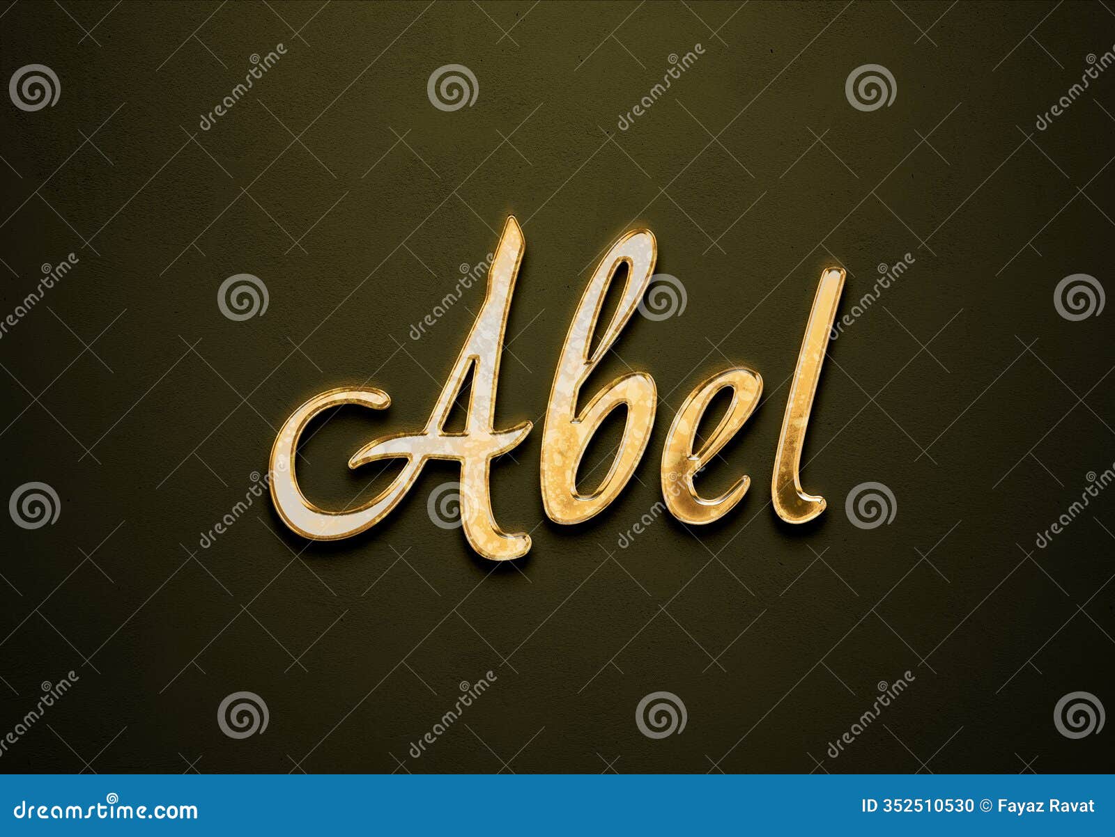 Abel Name Signature Logo Design Vector Illustration | CartoonDealer.com ...