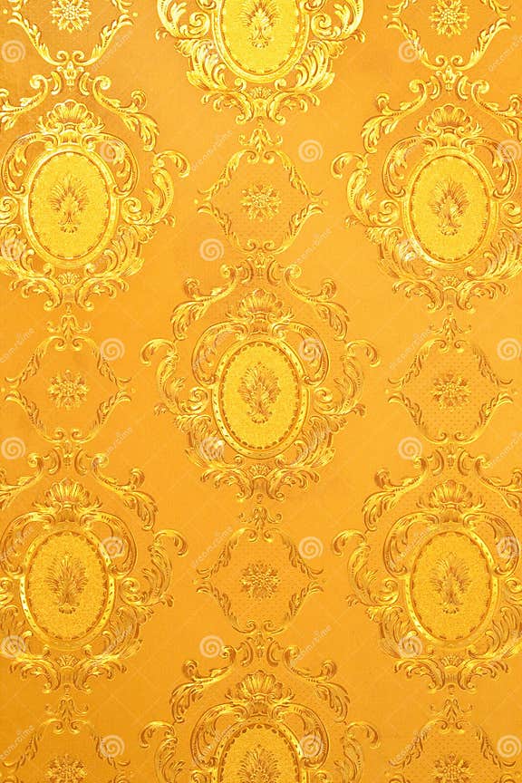 Old gold wallpaper stock photo. Image of grunge, effect - 19008584