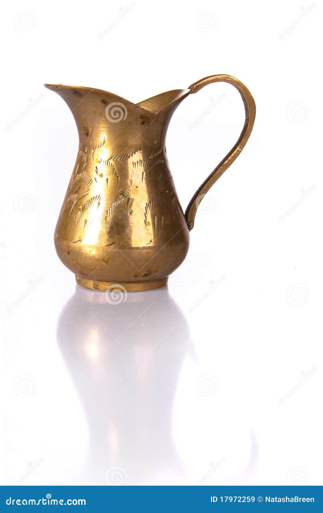 Old golden jug stock image. Image of steel, teakettle - 17972259