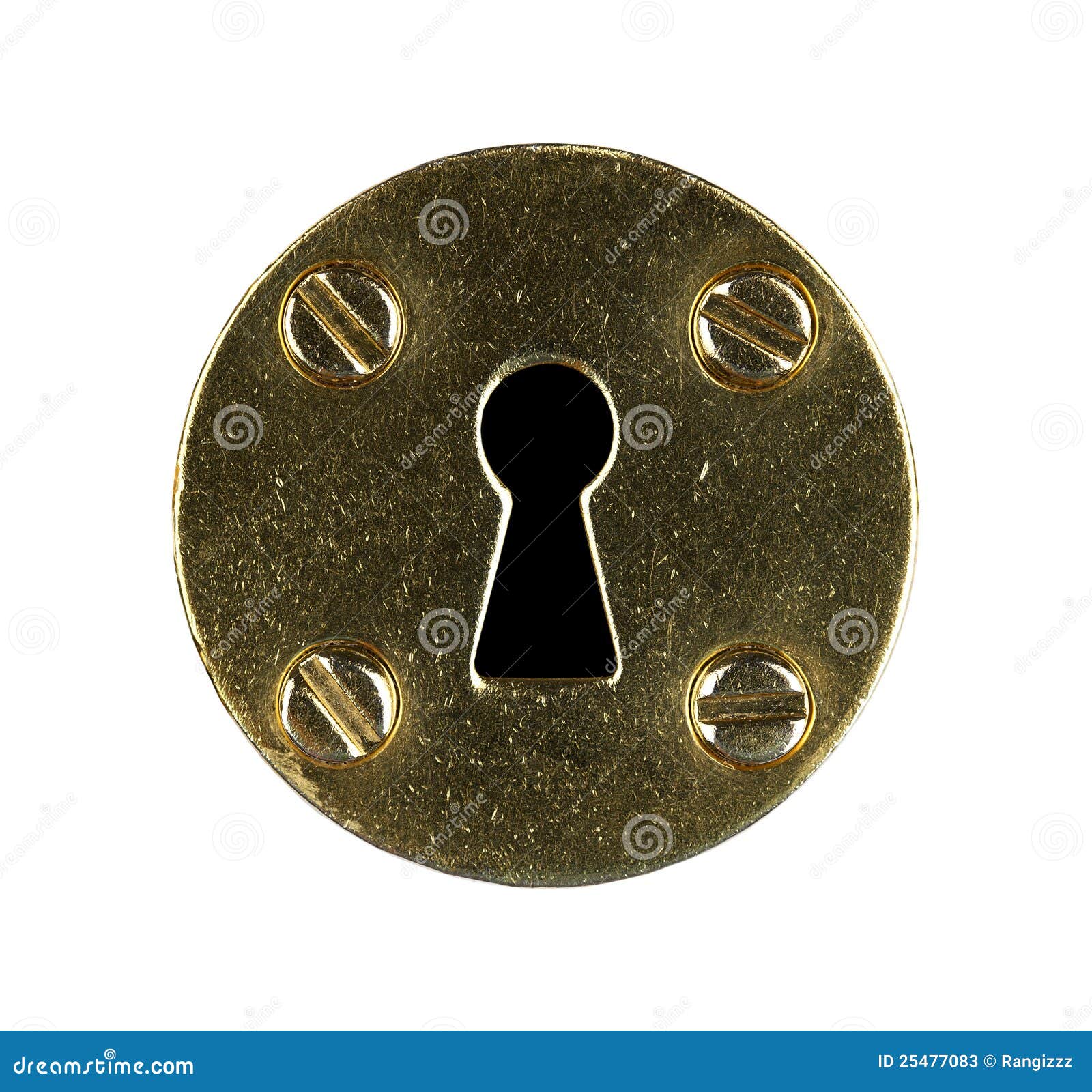 Old golden lock stock image. Image of antique, bronze - 25477083
