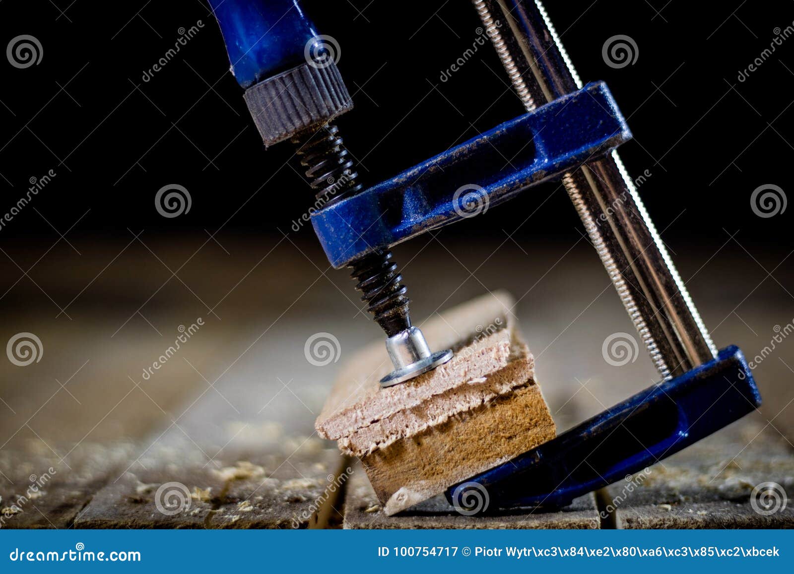 Old Good Carpentry, Tools Drill Bit. Wooden Carpentry Table and Stock ...