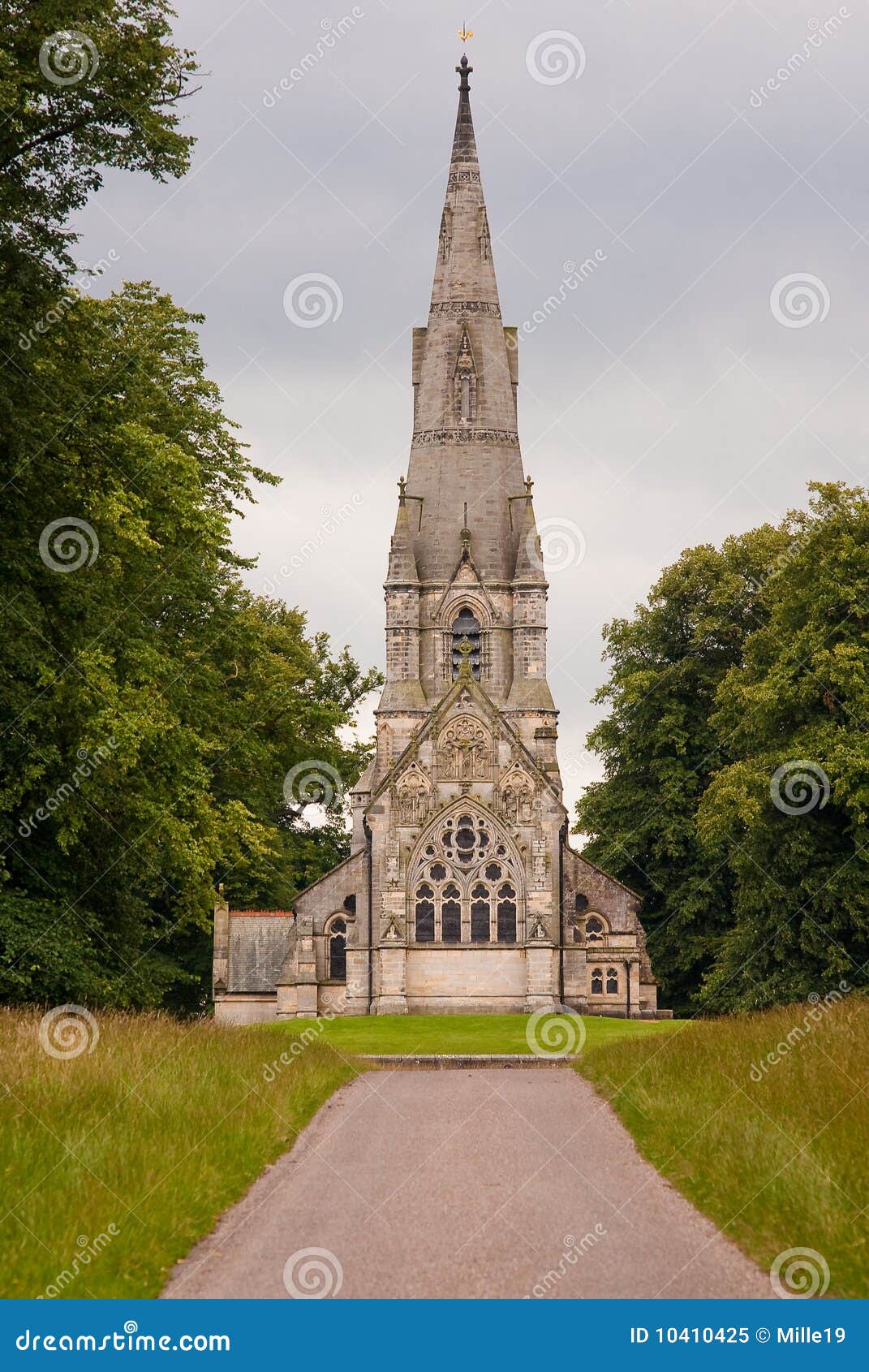 Old Gothic church stock image. Image of british, victorian - 10410425