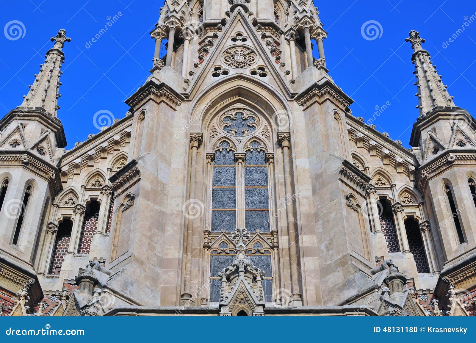 Old gothic church stock photo. Image of ornament, europe - 48131180