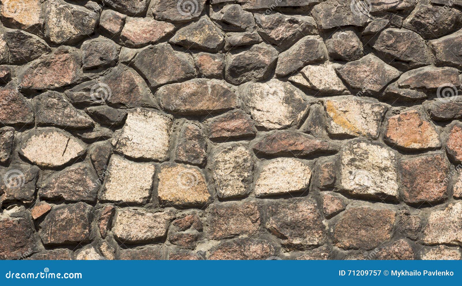 Old Gothic Stone Wall of Rubble Stock Image - Image of brick ...