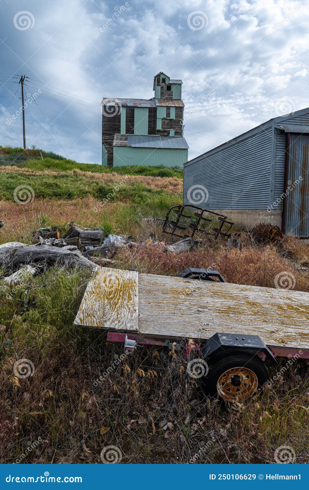 Old Grain Storage stock image. Image of upper, travel - 250106629