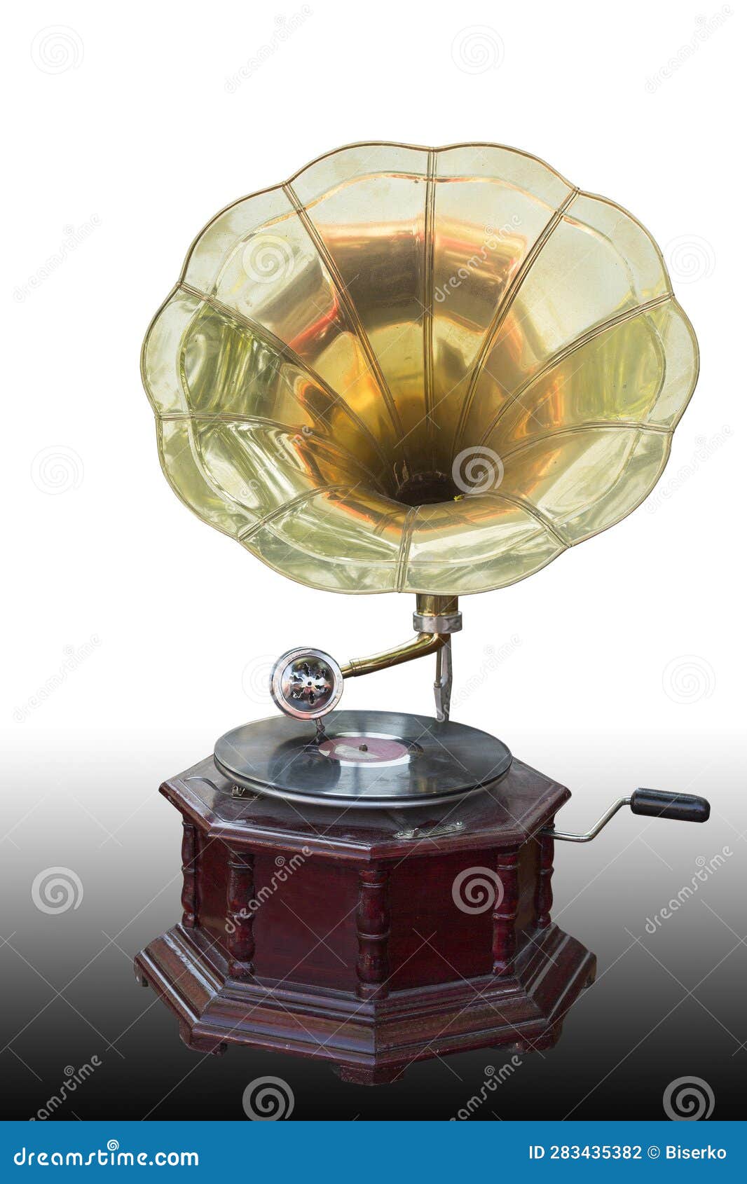 Old gramphone stock photo. Image of sound, record, plate - 283435382