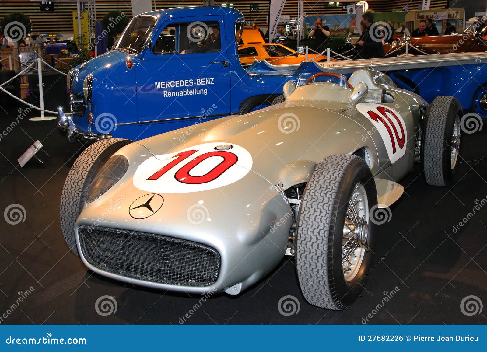 Old Grand Prix Mercedes Car Editorial Photo - Image of show, fangio ...