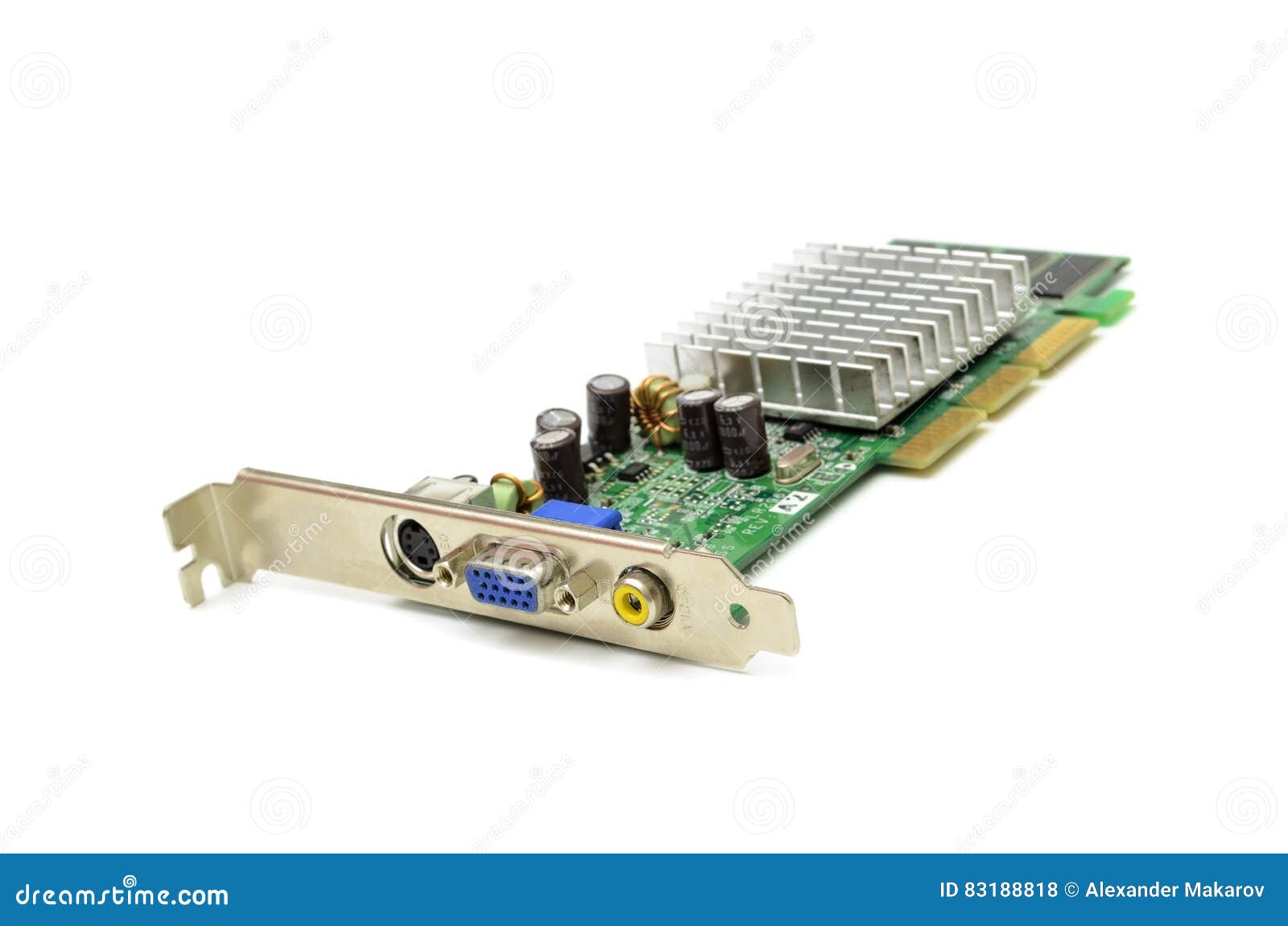 Old graphics card stock photo. Image of device, graphics - 83188818