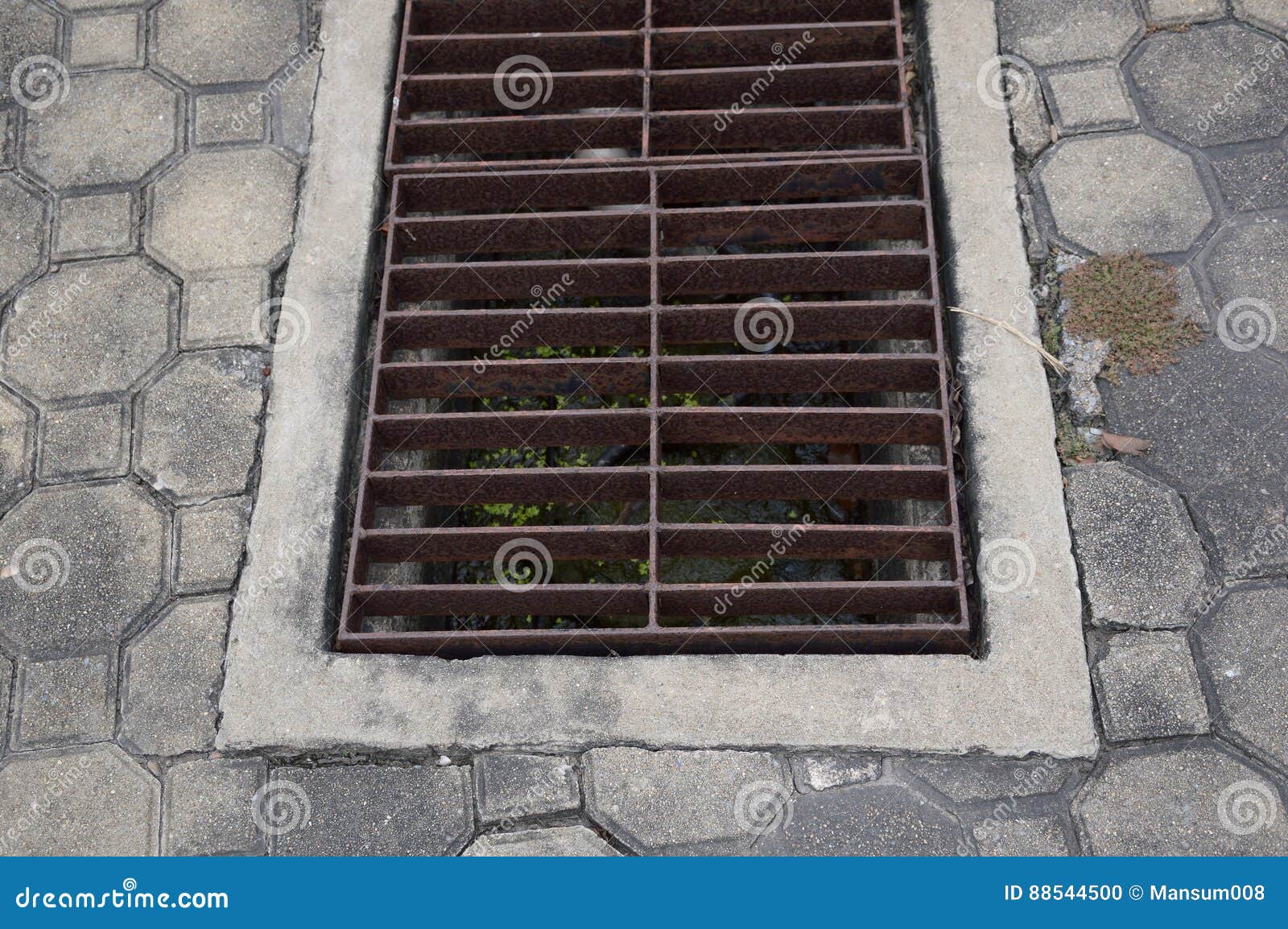 Old grate on the floor stock photo. Image of iron, tube - 88544500