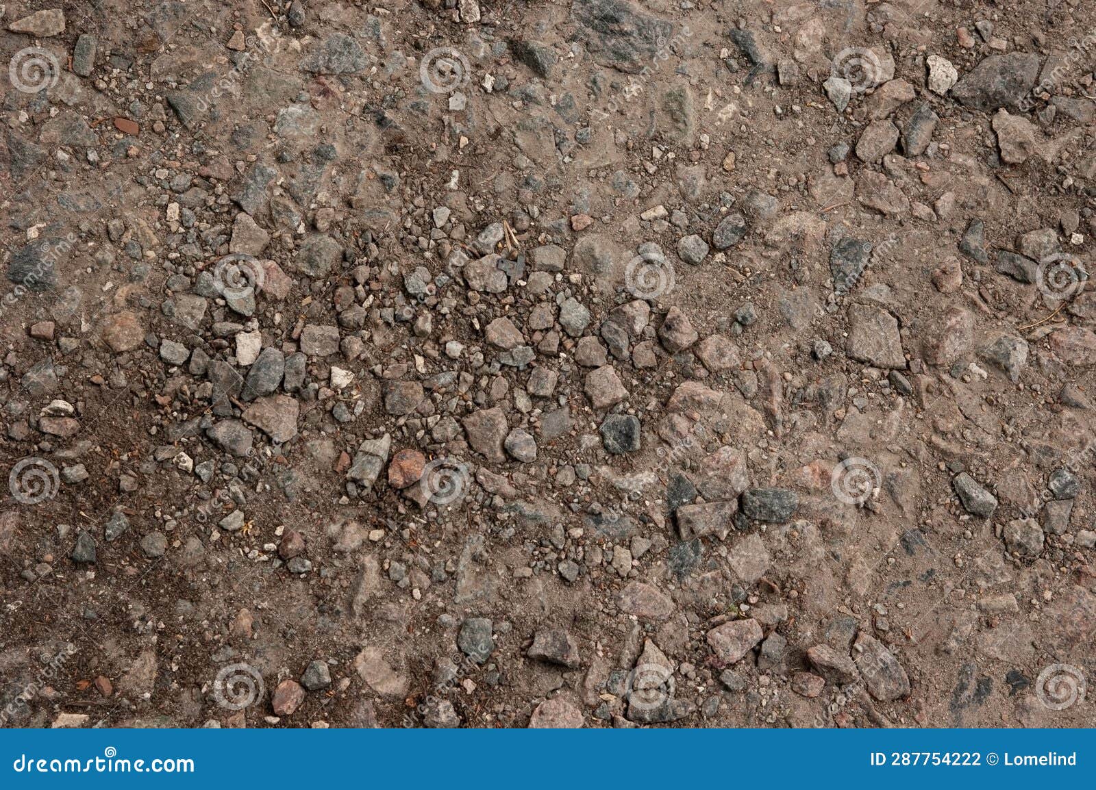 Old gravel road, top view stock photo. Image of outdoor - 287754222