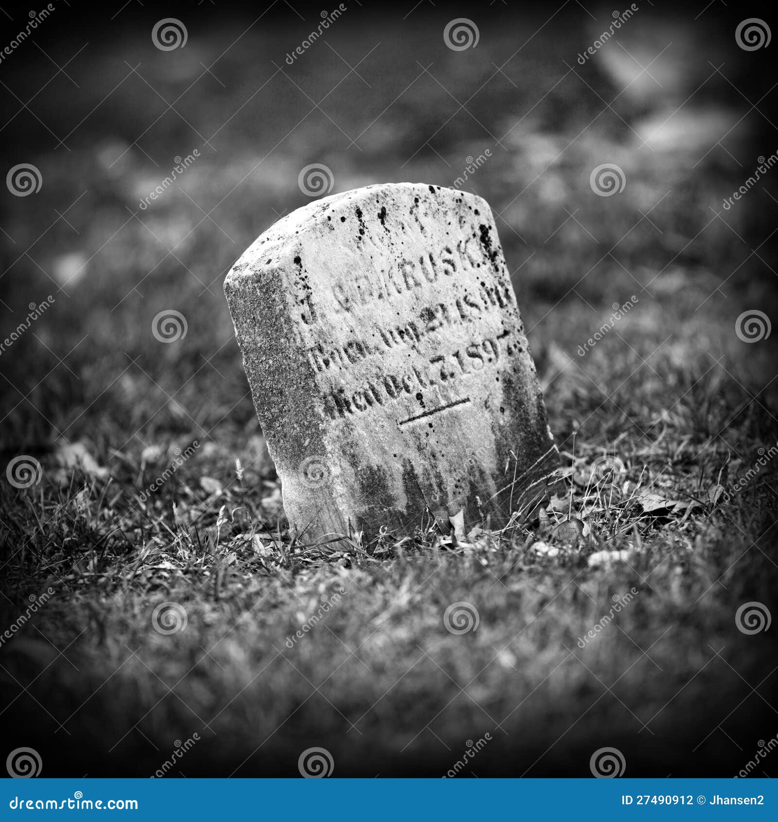 Old Gravestone Stock Photography - Image: 27490912