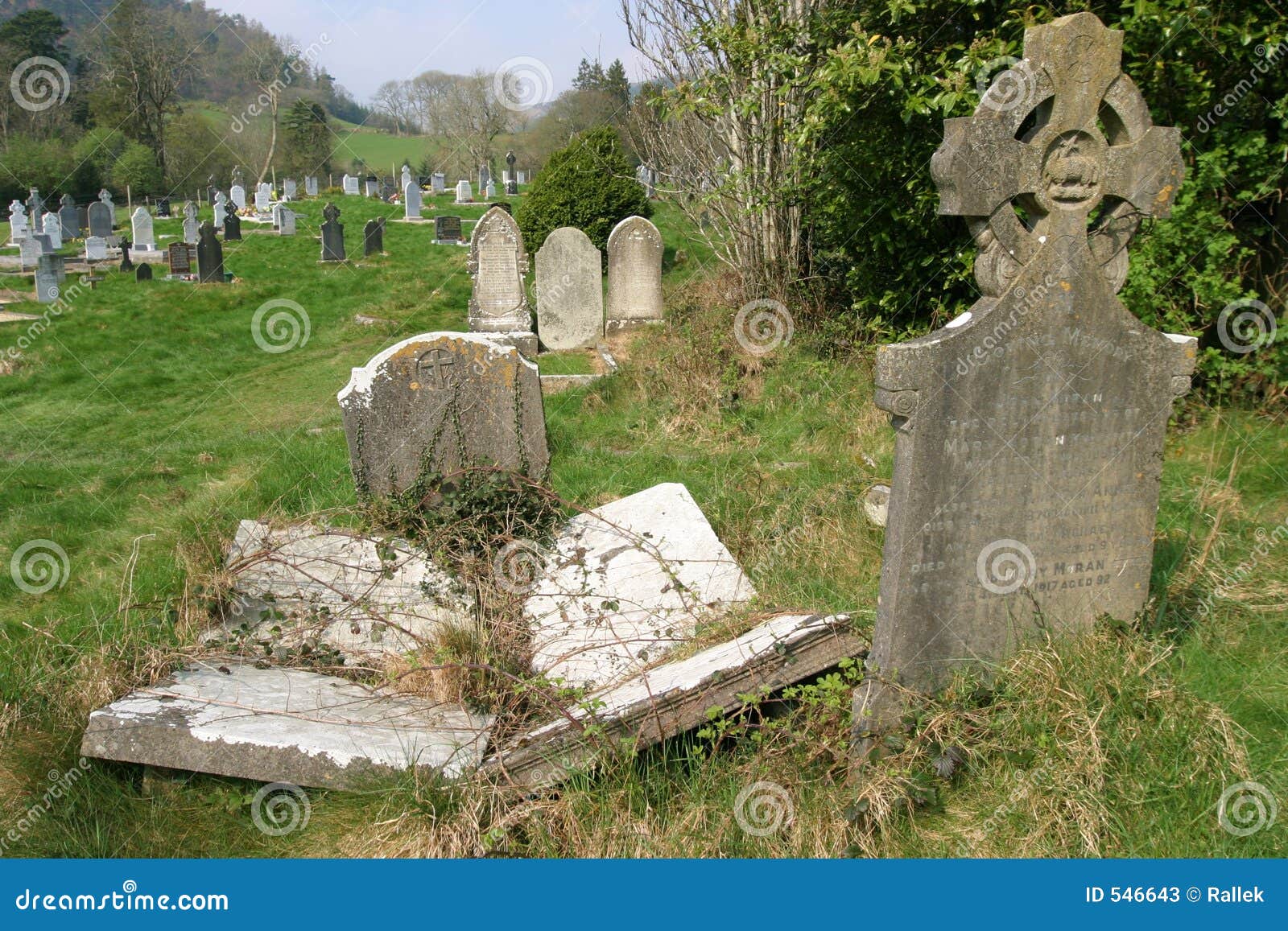 Old graveyard stock image. Image of eldrich, neglected - 546643