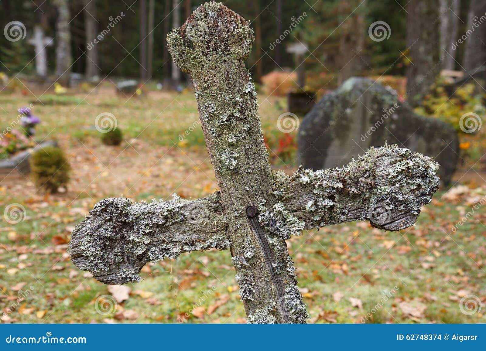 Old graveyard cross stock photo. Image of christianity - 62748374
