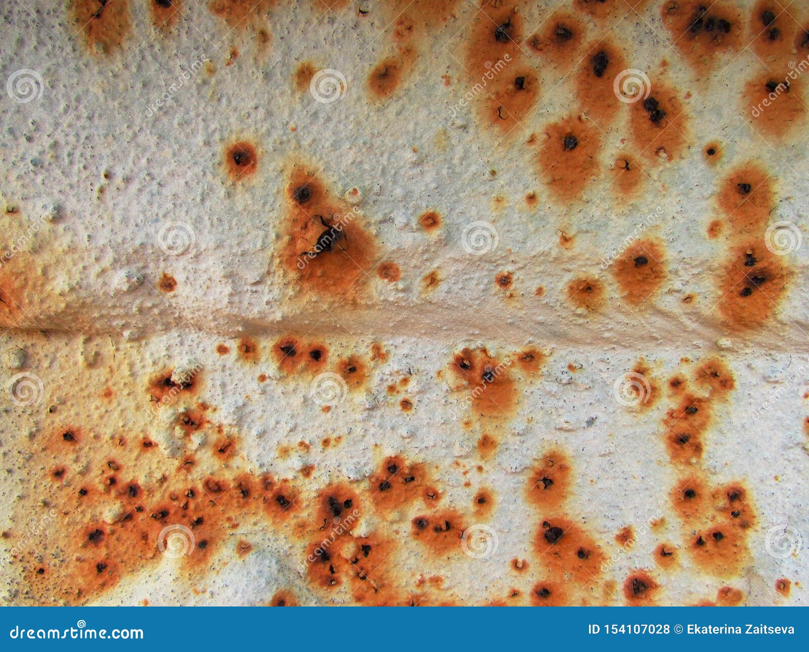 Old Gray Metal Rusty Surface with Small Specks of Dark Reddish Brown ...