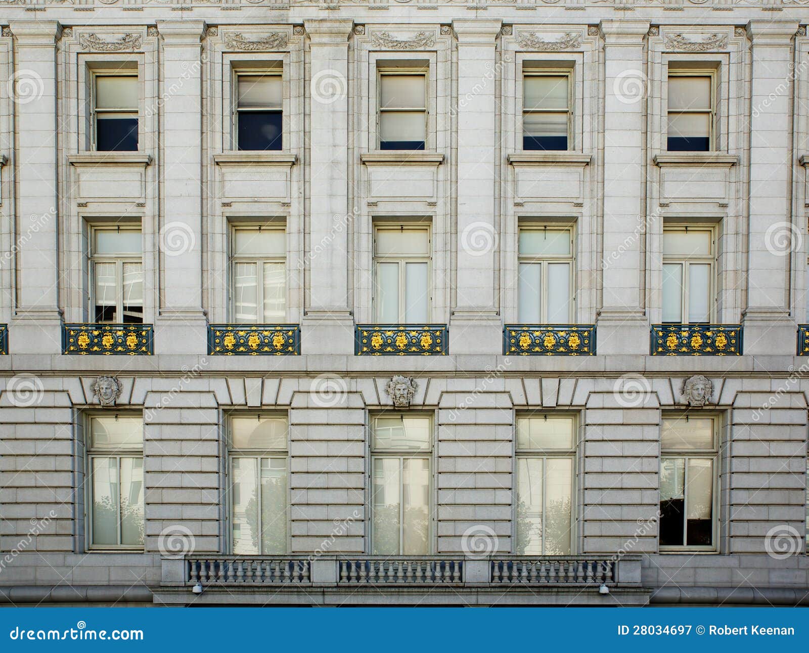 Old gray office building stock image. Image of white - 28034697