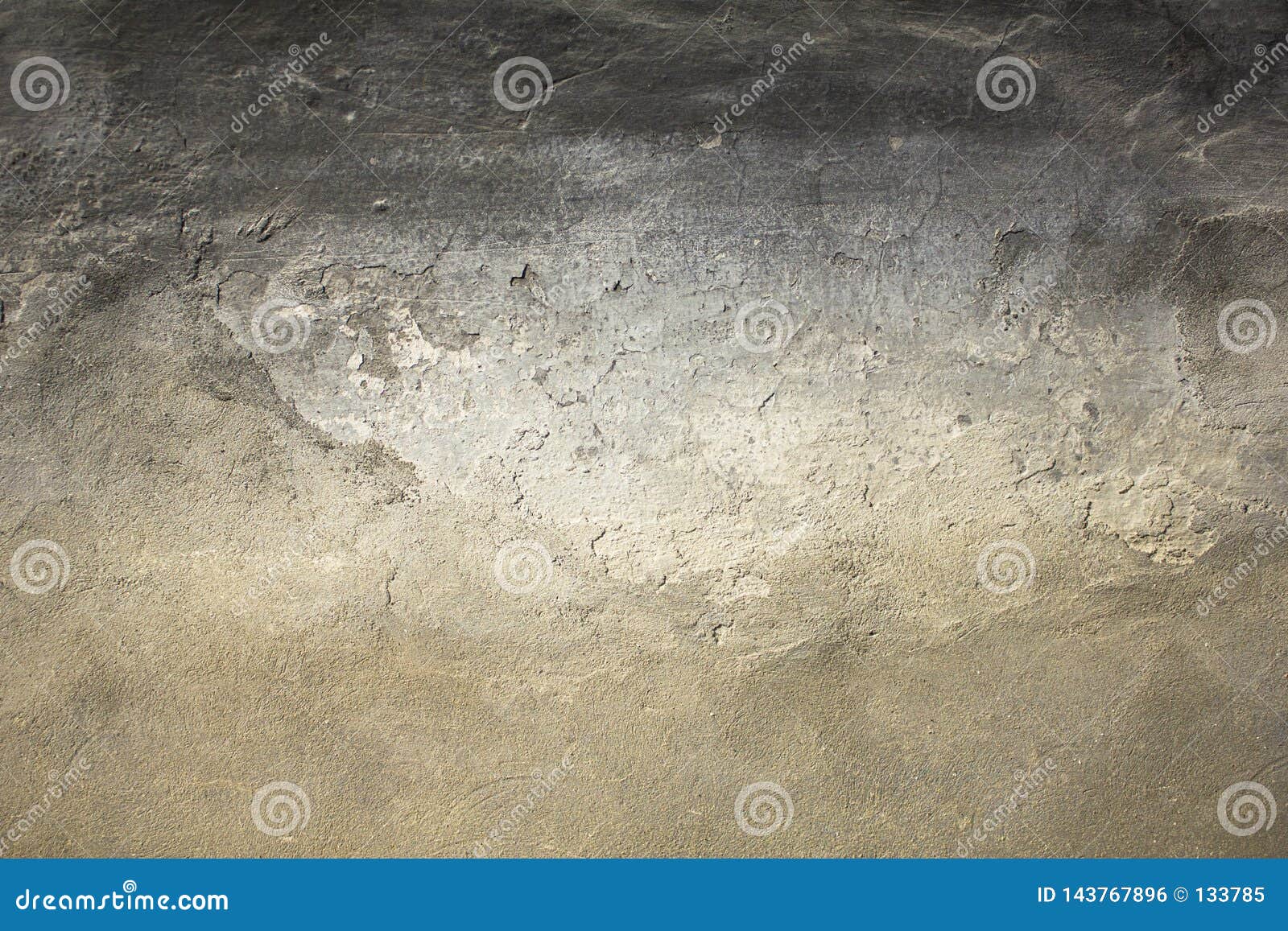 An Old Gray White Black Shabby Concrete Wall with Severe Damage and ...