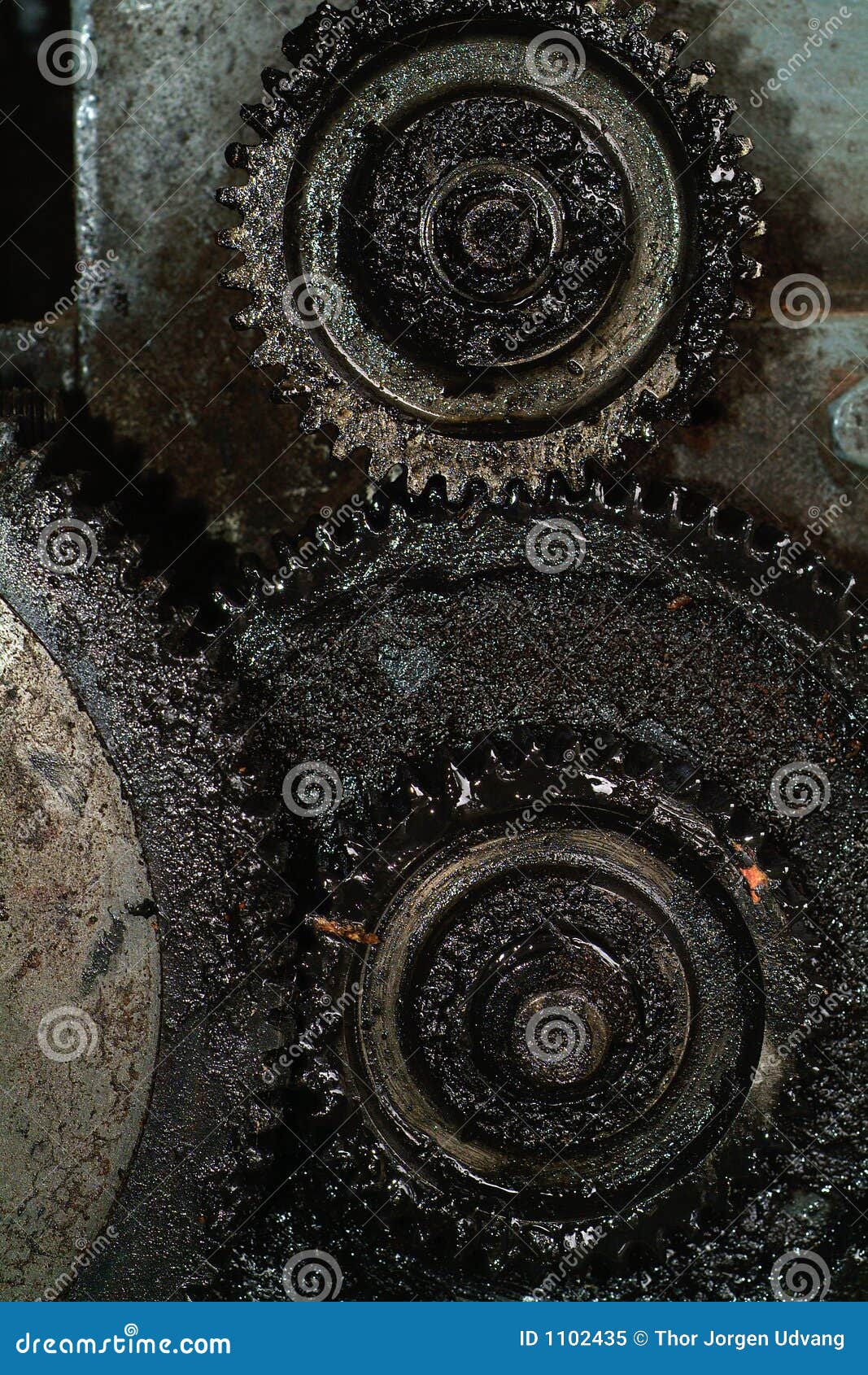Greasy Gear Cogs Royalty-Free Stock Image | CartoonDealer.com #32973460