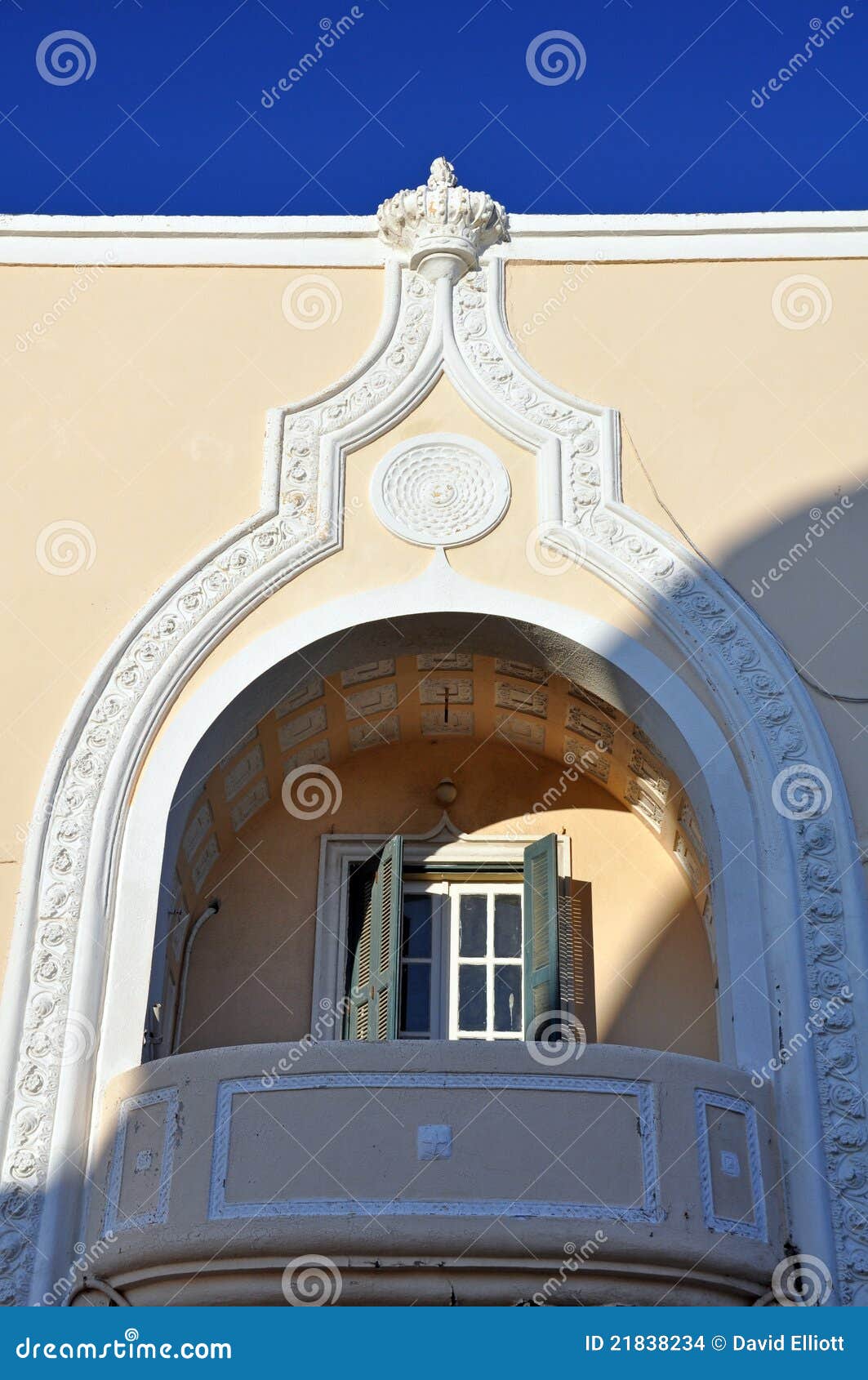 Old greek balcony stock photo. Image of vacation, greek - 21838234