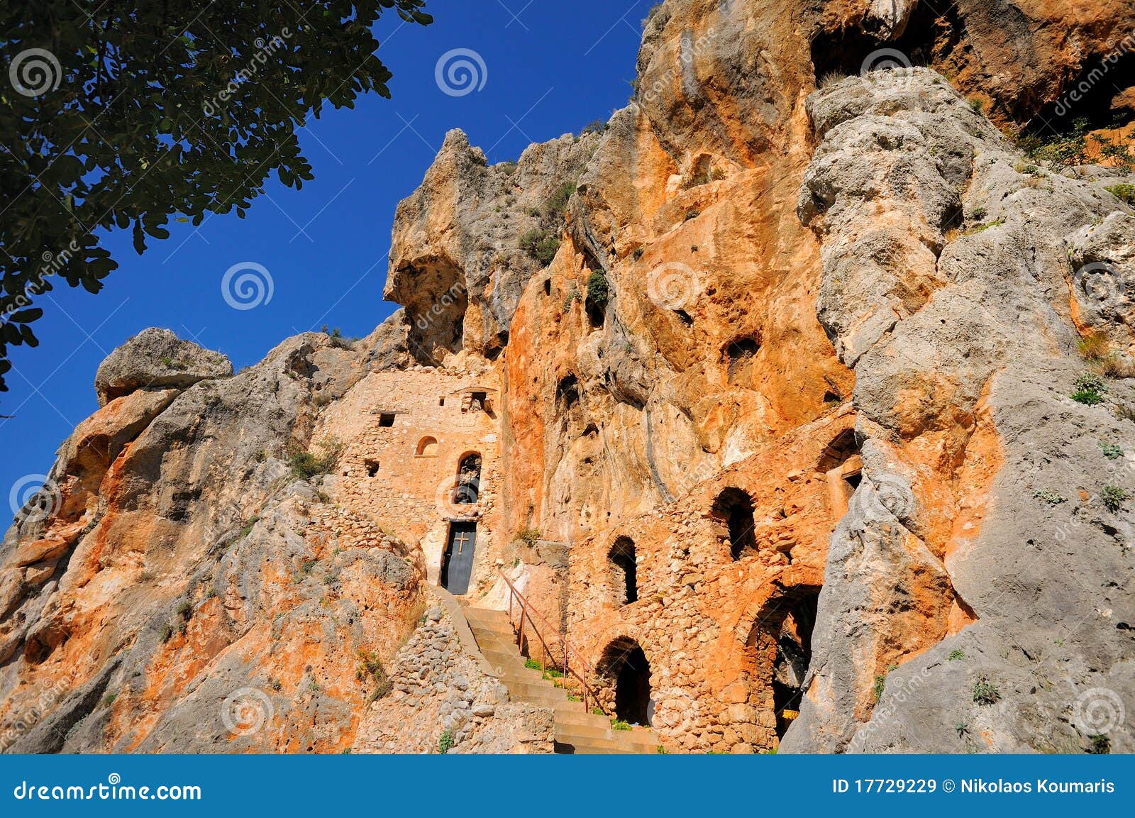 Old Greek Orthdox Monastery of Vrontamas Stock Image - Image of winter ...