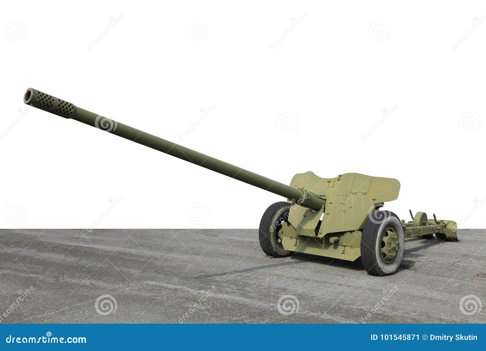 Old Green Artillery Field Cannon Gun Stock Image - Image of battle ...