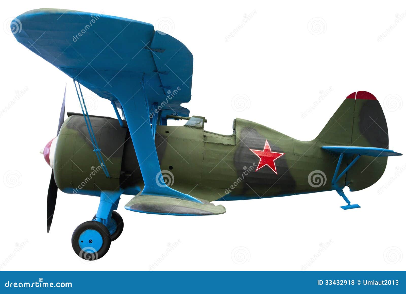 Old green biplane fighter stock photo. Image of tail - 33432918