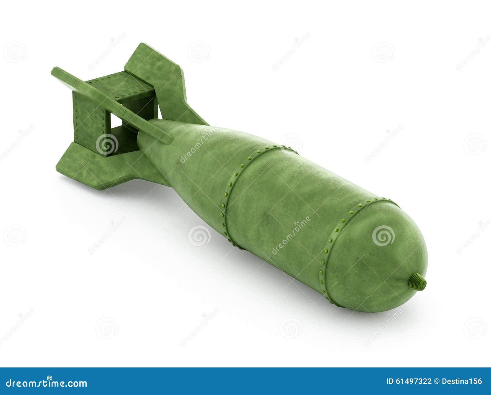 Old green bomb stock illustration. Illustration of white - 61497322