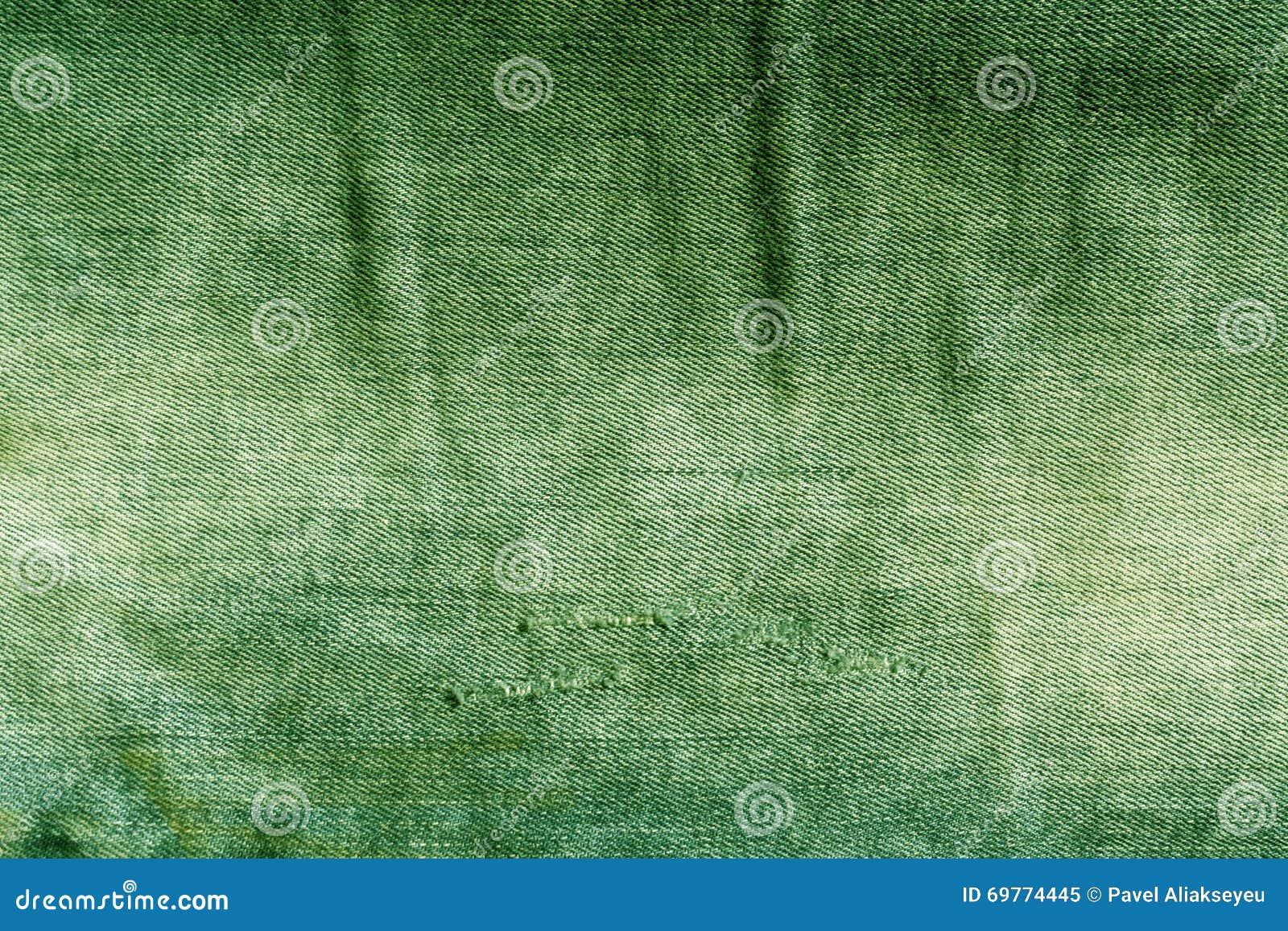 Old green denim texture. stock image. Image of grunge - 69774445