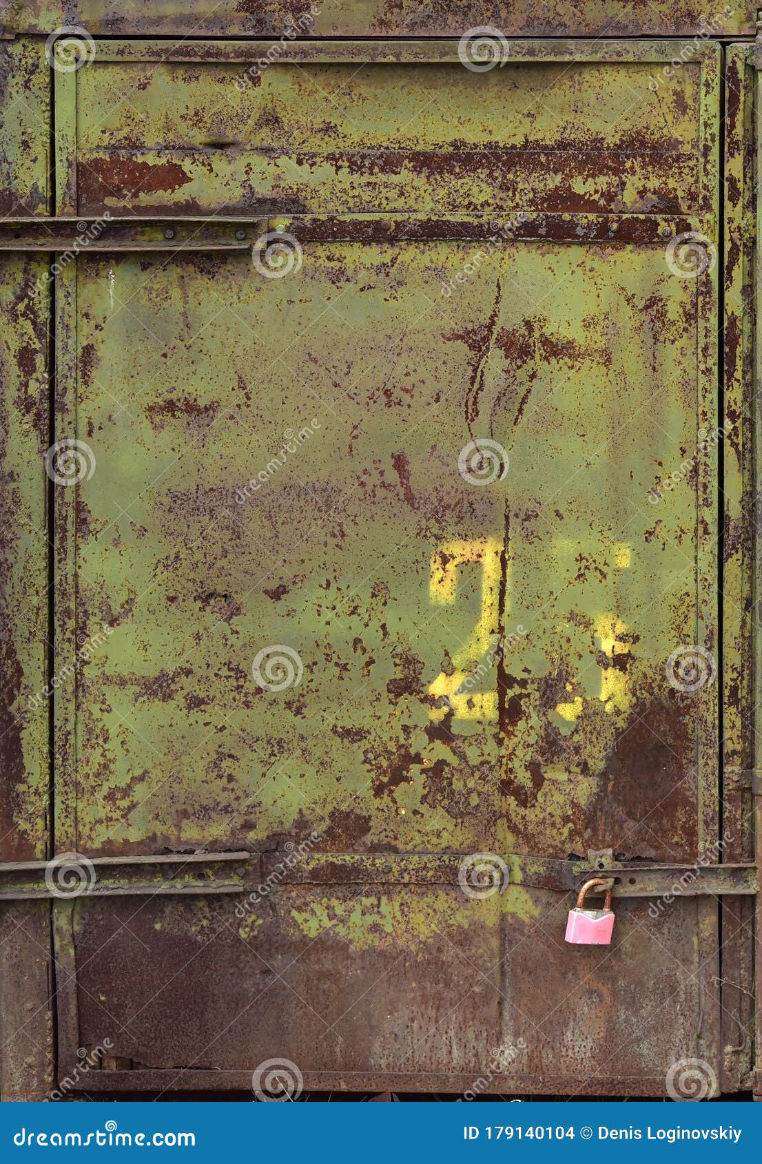 Rusty Metal Door Texture