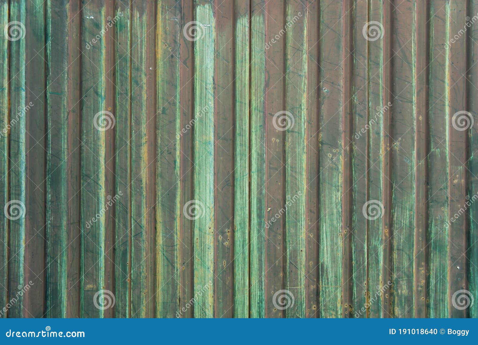Old Green Metal Vertical Panels Texture Closeup Stock Photo - Image of ...