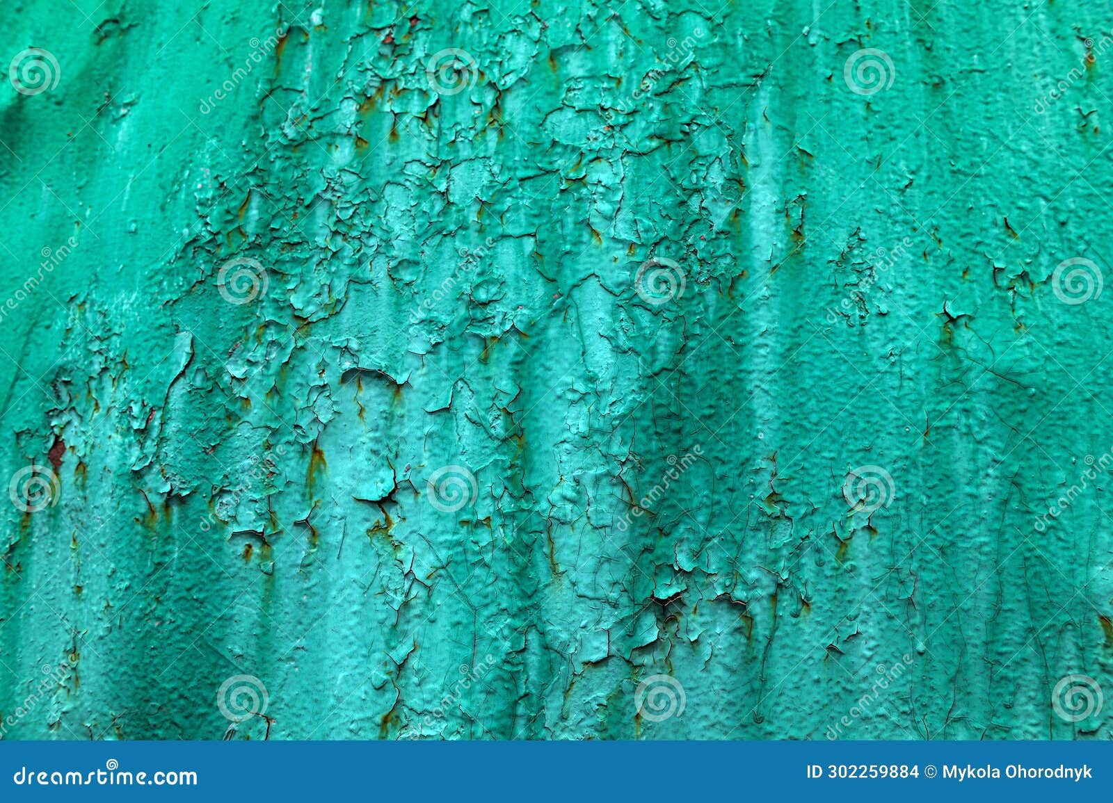 Old Green Paint on Metal with Rust Stock Photo - Image of scratched ...