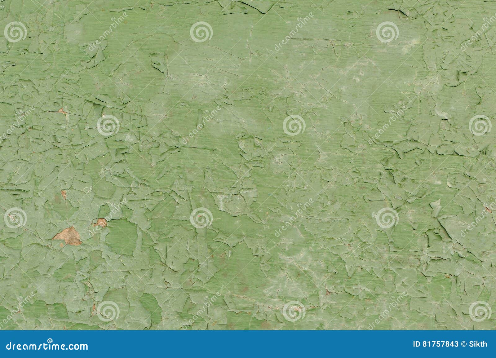 Green Peeling Paint On The Wooden Wall. Weathered Rough Painted Surface ...