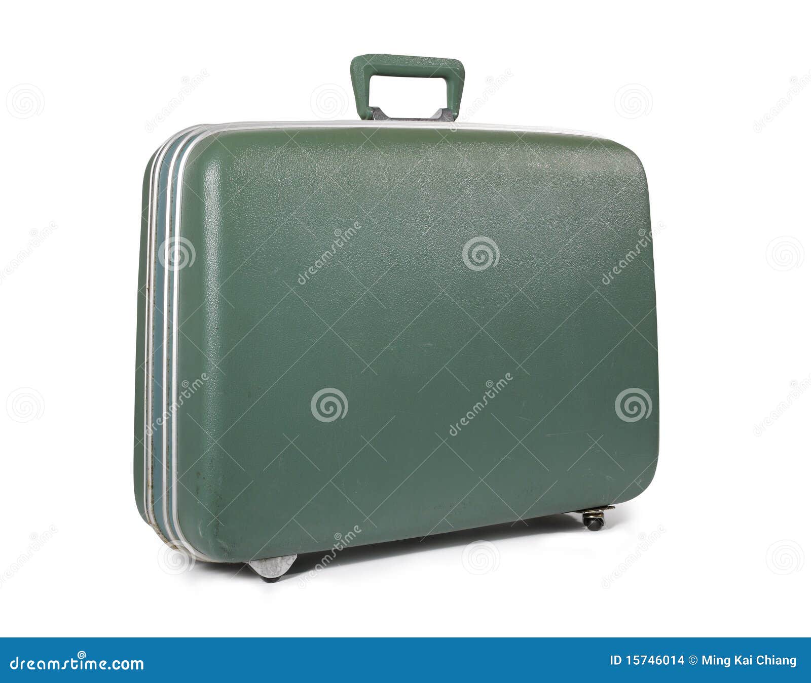 Old green Suitcase stock photo. Image of modern, safety - 15746014