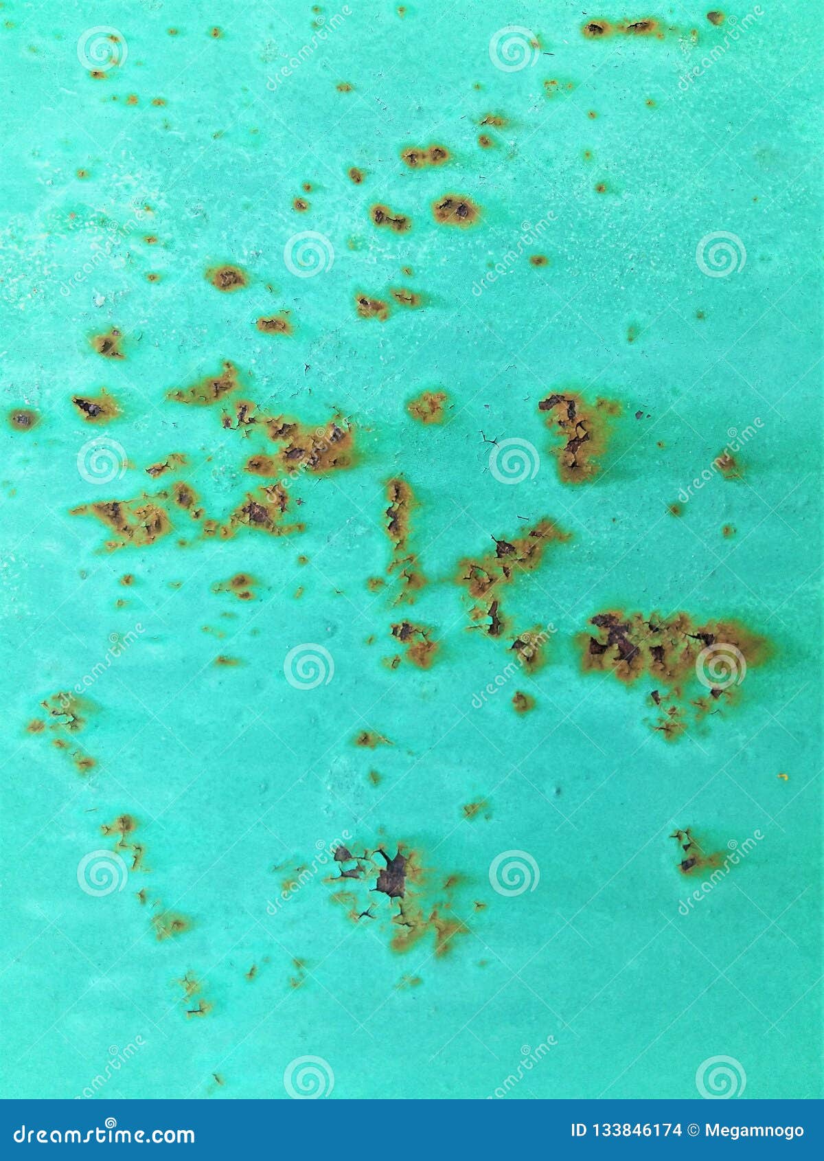 Old Green Weathered Rusty Metal Texture Background Stock Photo - Image ...