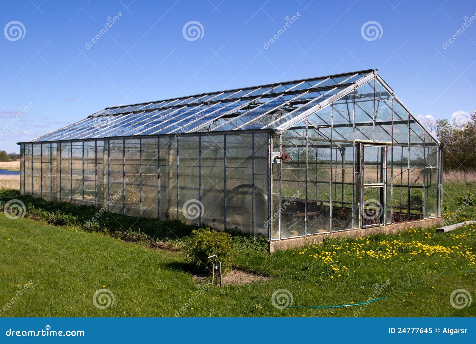 Old greenhouse stock image. Image of glasshouse, spring - 24777645