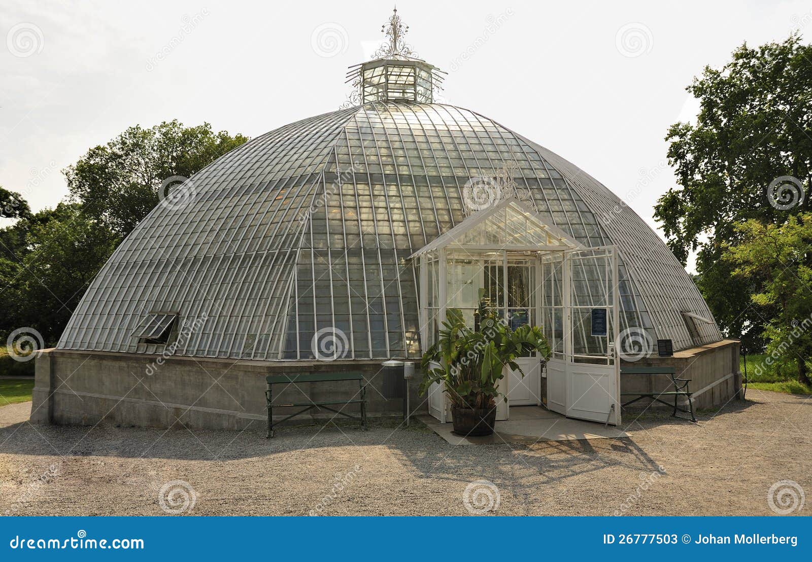 Old Greenhouse Dome stock image. Image of homegrown, idyllic - 26777503