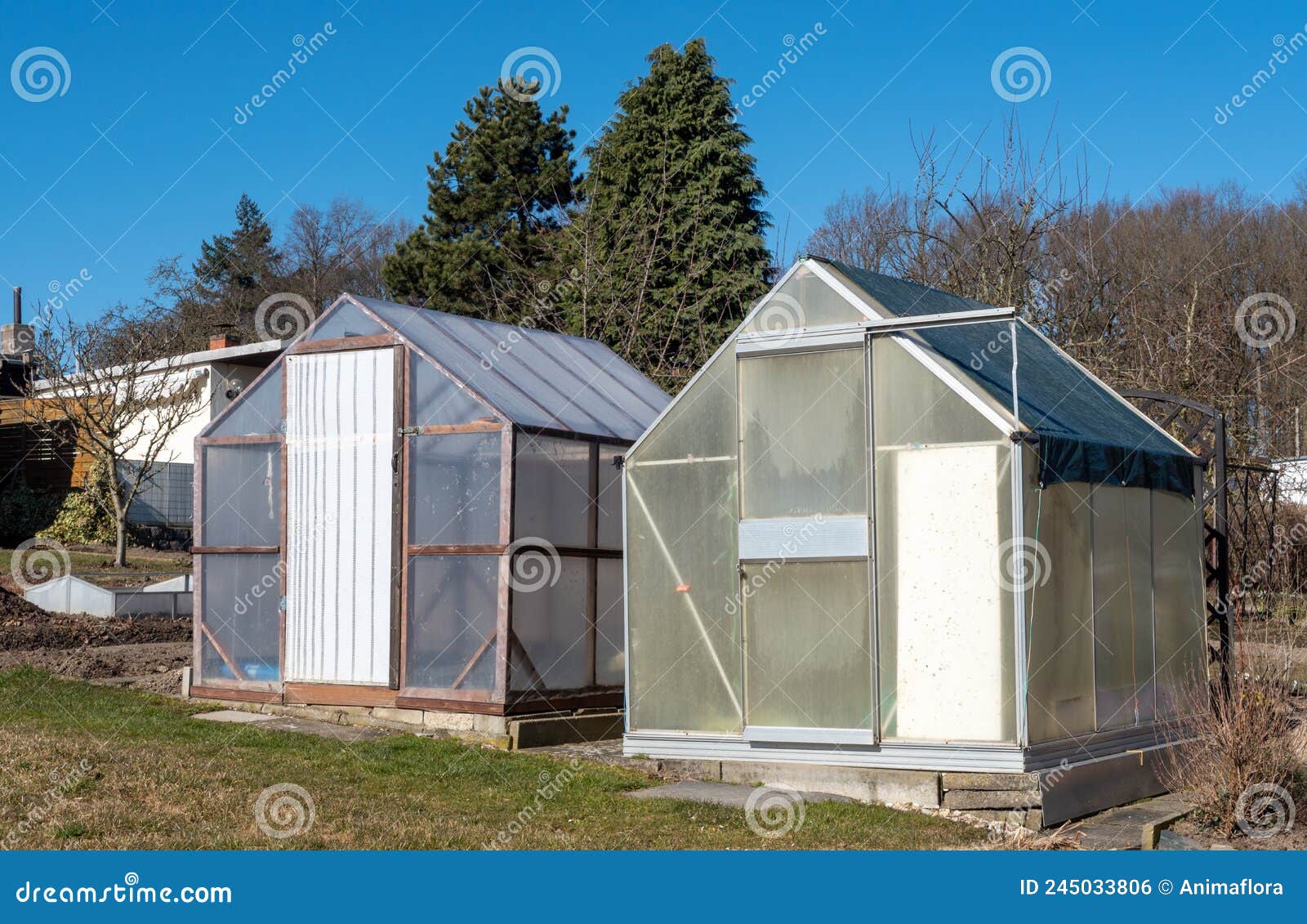 Old Greenhouse in the Garden Stock Photo - Image of agriculture, nature ...
