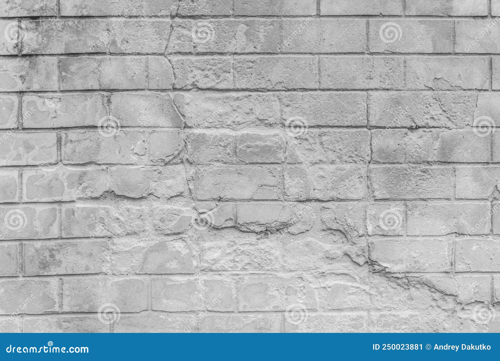 Old Grey Broken Brickwork Wall Texture Cement Gray Concrete Background ...